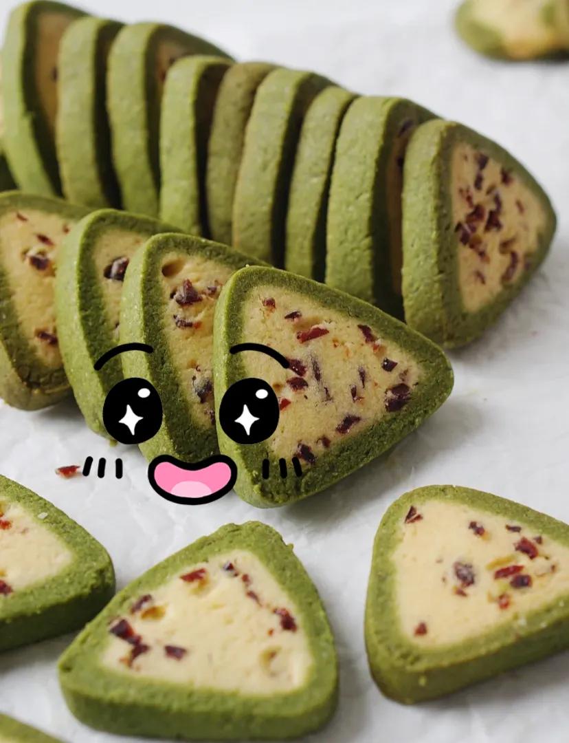 Matcha Cranberry Cookies | Matcha Triangle Crisp - iNEWS