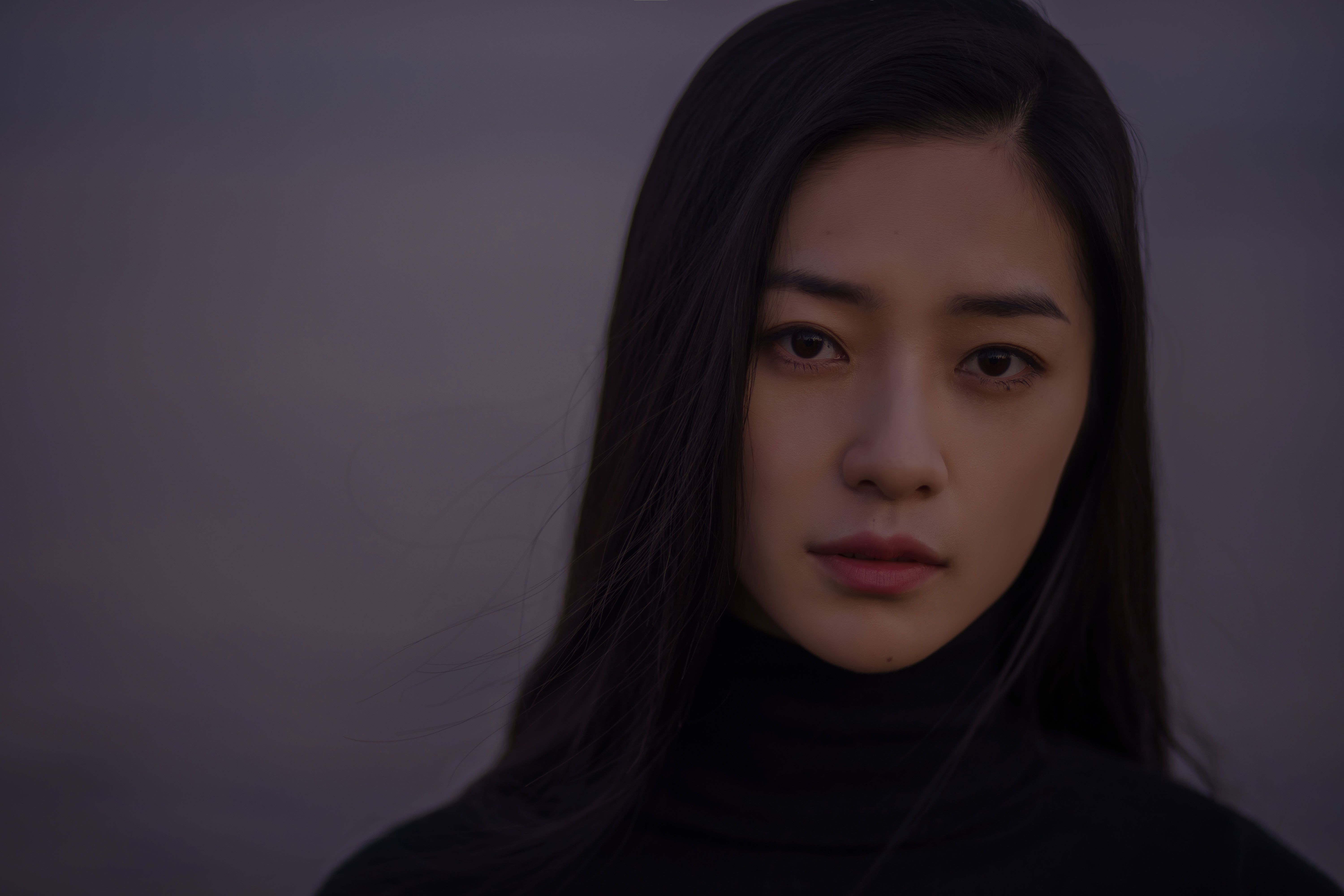 Luan Leiying's photo of seaside atmosphere is coming to interpret the beautiful girl with ...