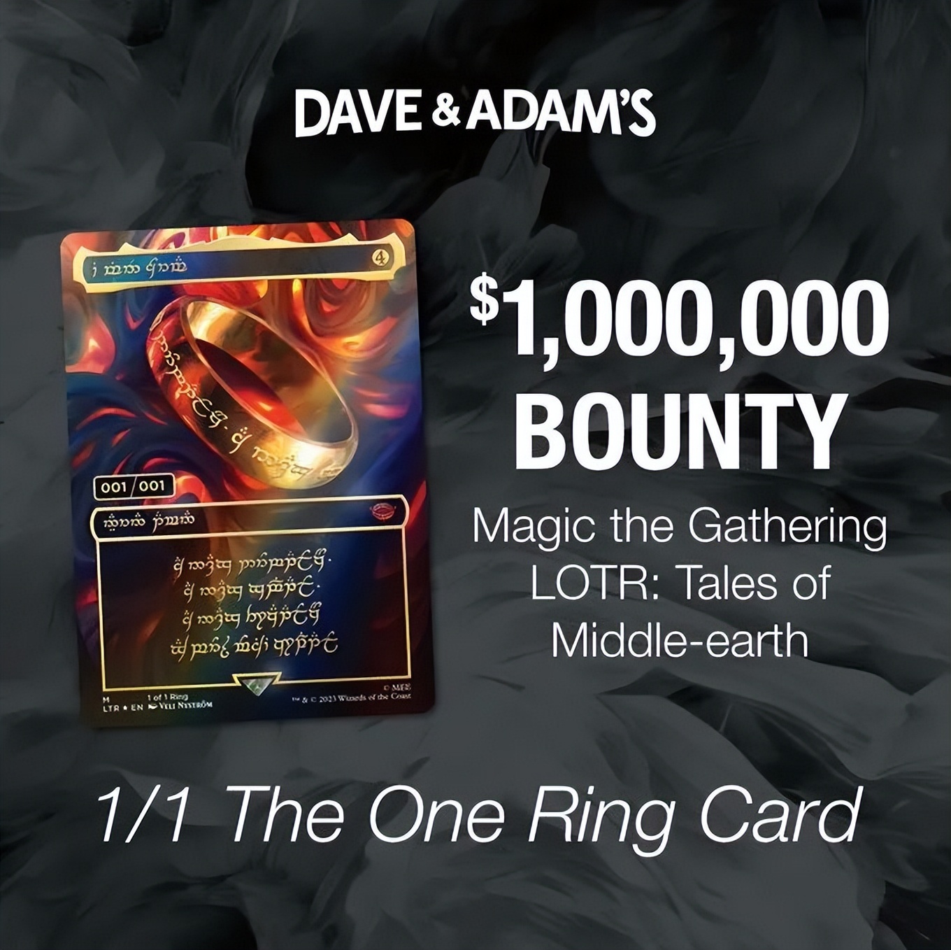 The world's only "Supreme Lord of the Rings" Magic Card has really been ...
