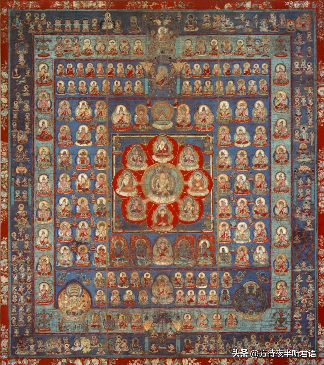 "Two Worlds Mandala of Facsimile Academy" collected by Jiaowang Huguoji ...