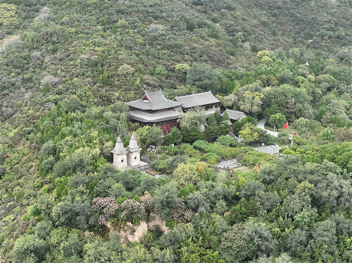 Aerial photography of Mengshan Giant Buddha: China's oldest cliff stone ...