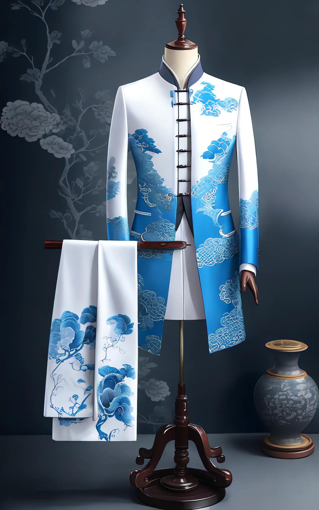 Simple life attitude, new Chinese style men's clothing is full of ...