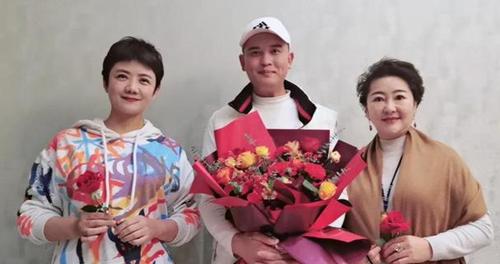 Director Yang Shanshan, the protagonist Qu Dalei, Yan Jianping, the ...