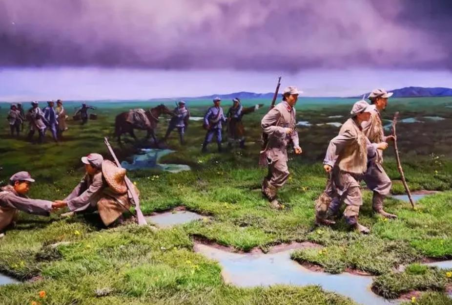 In 1935, when the People's Liberation Army just left the grassland ...