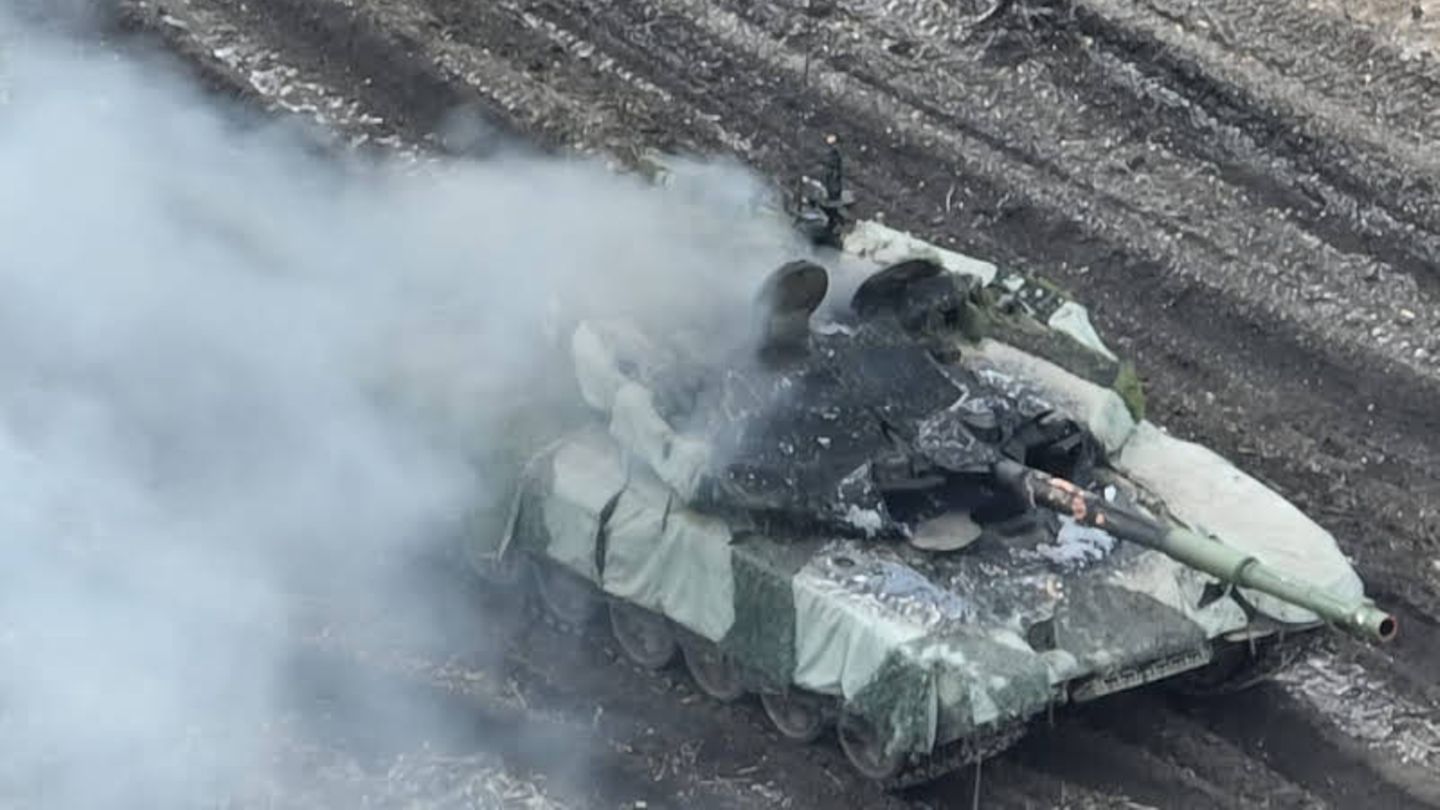 Wars of the Nations——Russia-Uzbekistan Conflict Russian Army Loss T90M ...