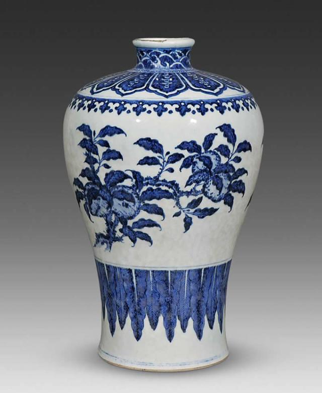 The concept, decoration method and decorative pattern of blue and white ...