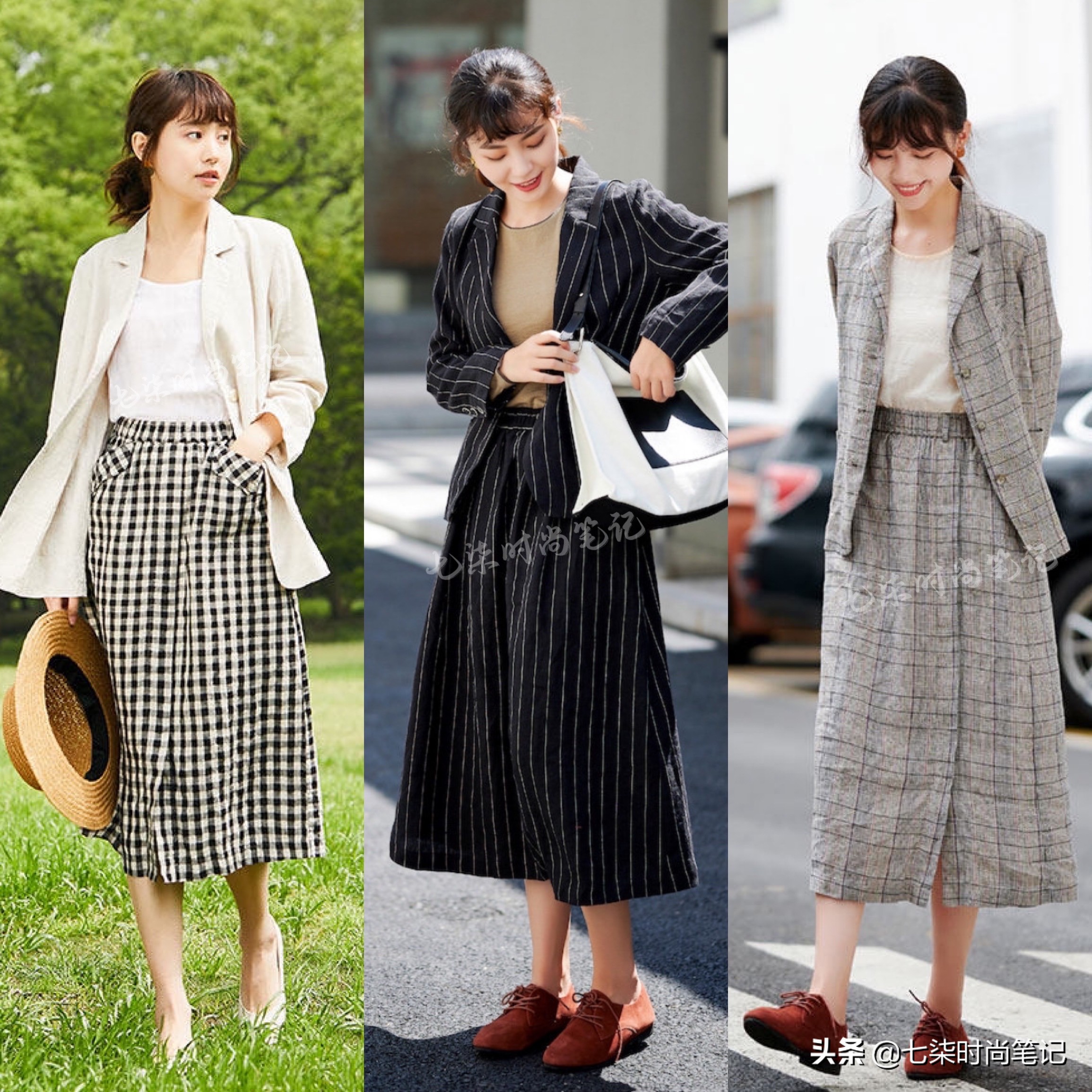 27 sets of fashionable spring outfits, gentle, artistic and comfortable ...