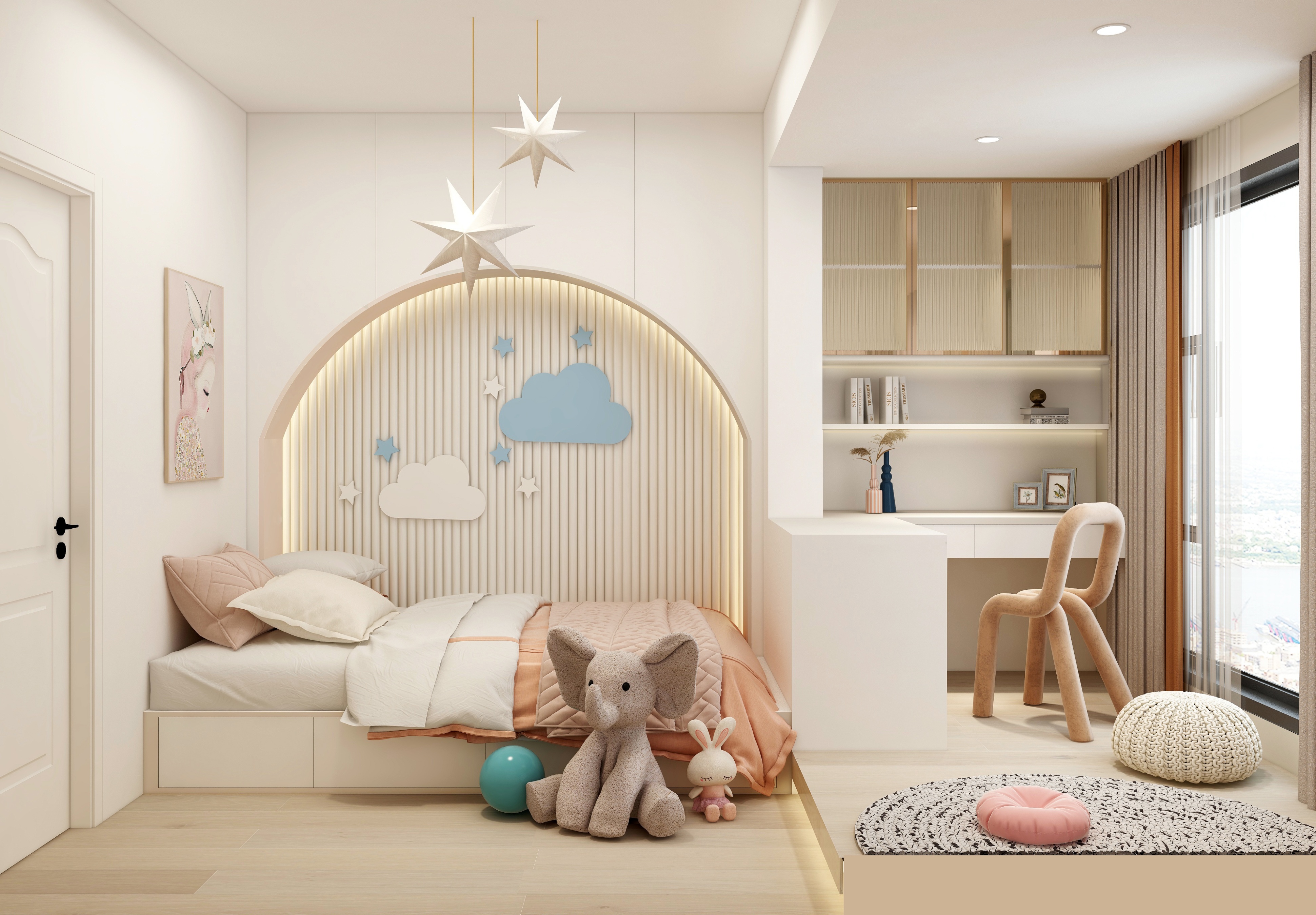 158 square meters of self-healing cream style that is not greasy - iNEWS