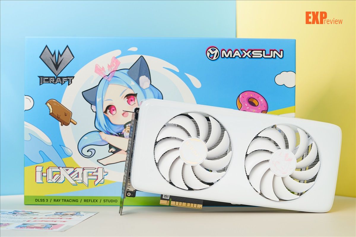 MAXSUN RTX 4060 iCraft OC8G Aijia X2 Review: Cute and Mini, High Gameplay Inside - iMedia