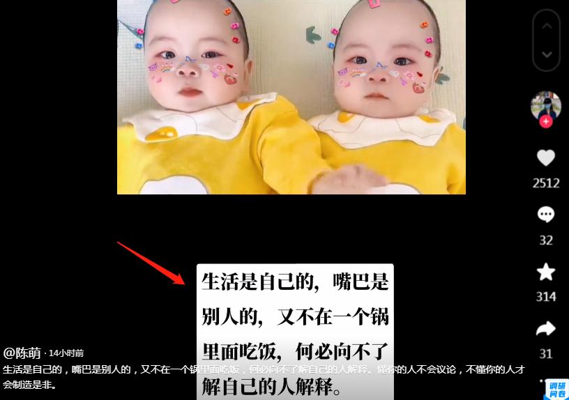 Chen Meng posted a video of the twins again, claiming that the mouth is ...