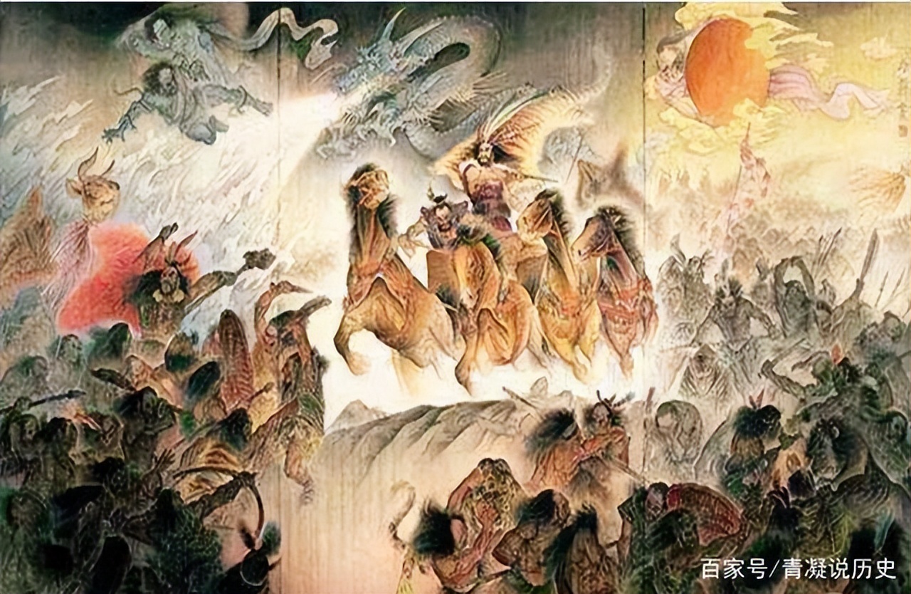 The expressions of the gods and the direction of offering sacrifices to ...