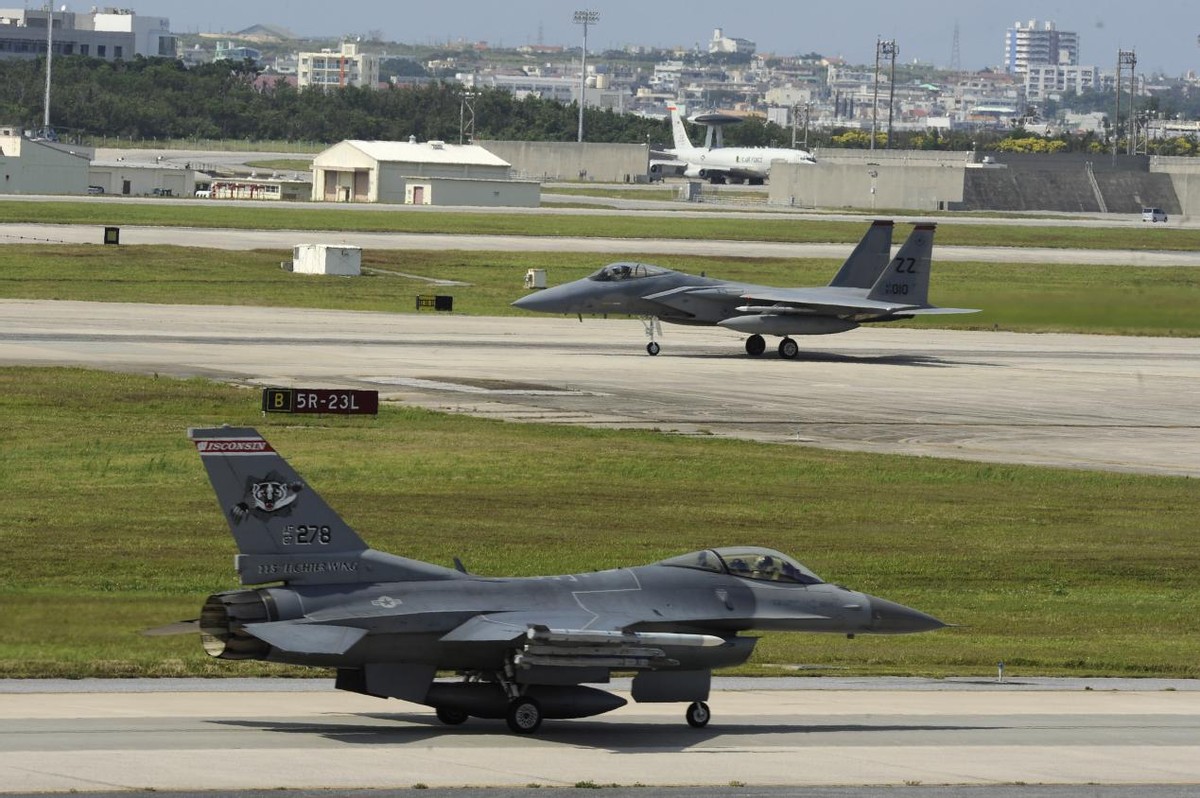 Fighters stationed in Europe and the United States deploy Kadena, the ...