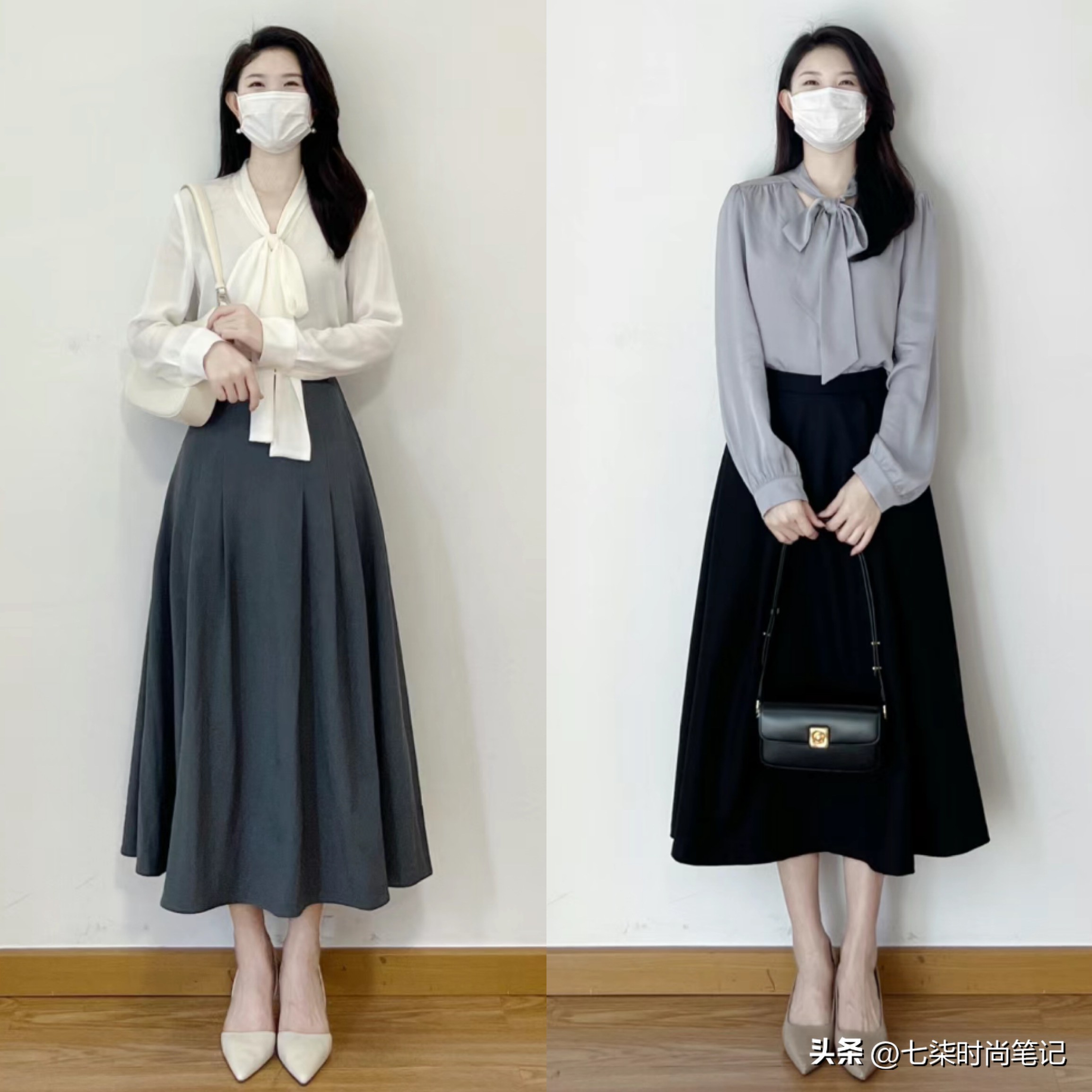 In summer, her commuting outfits are simple and practical, and every ...