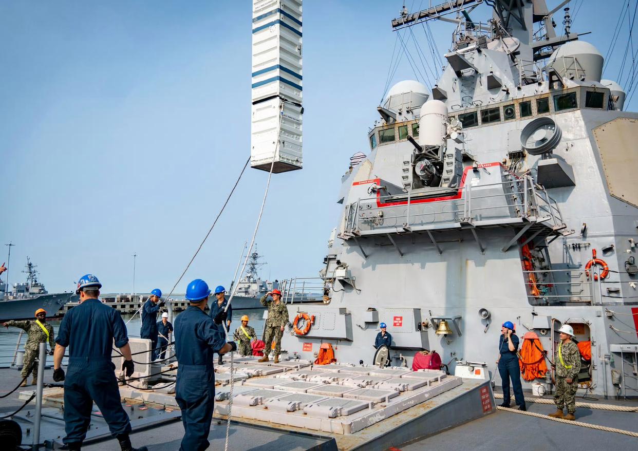The U.S. military will extend the life of the early "Burke ship" if it ...