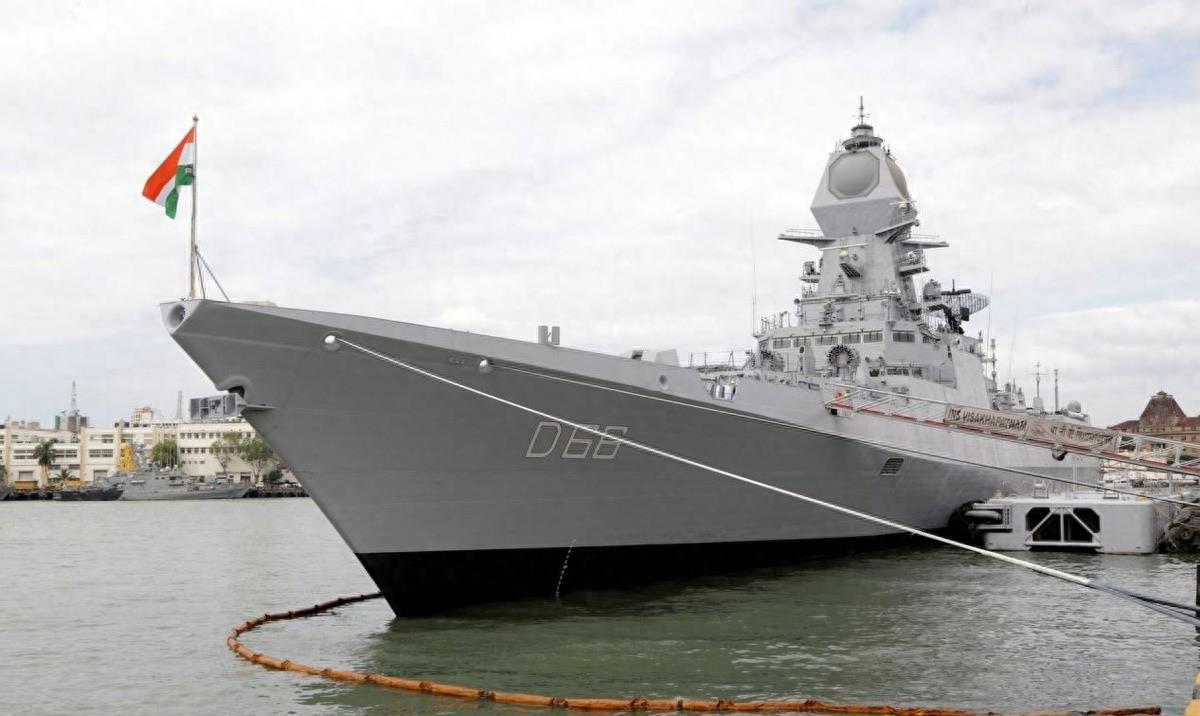 The third P-15B guided missile destroyer of the Indian Navy has been ...