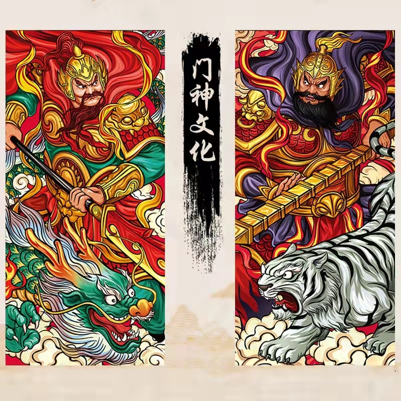 Three generations of door gods are in battle. Who is the strongest door ...