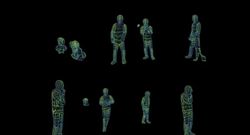 Without a camera, the future WiFi router can "see" human body movement ...