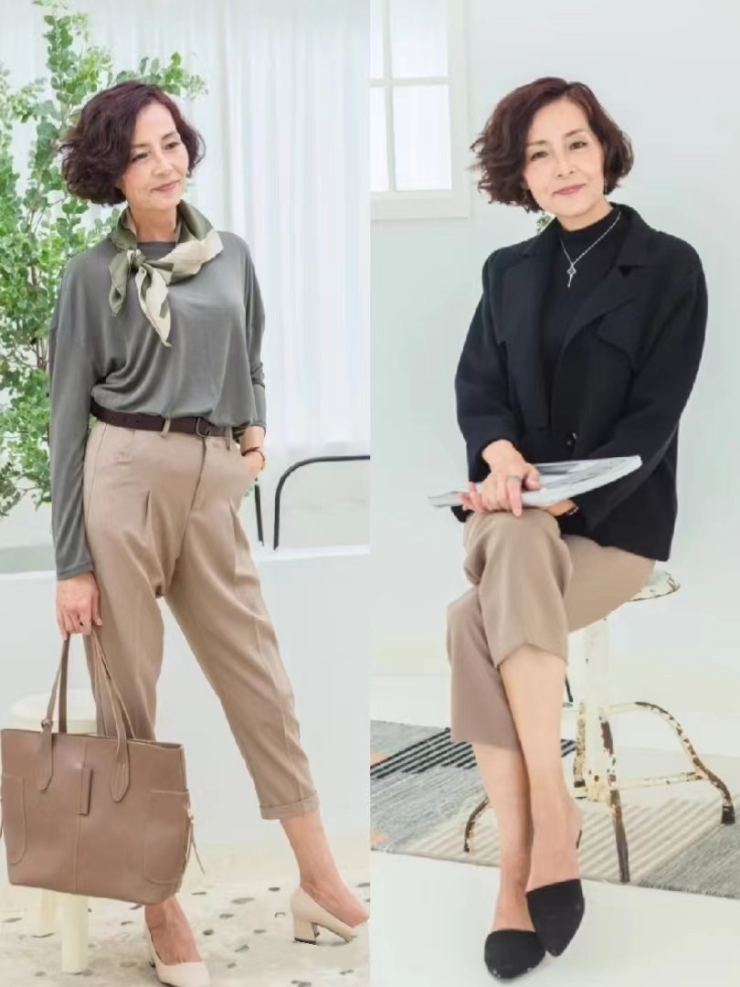 Remind middle-aged and elderly people: "Wide-leg pants" look fat and ...