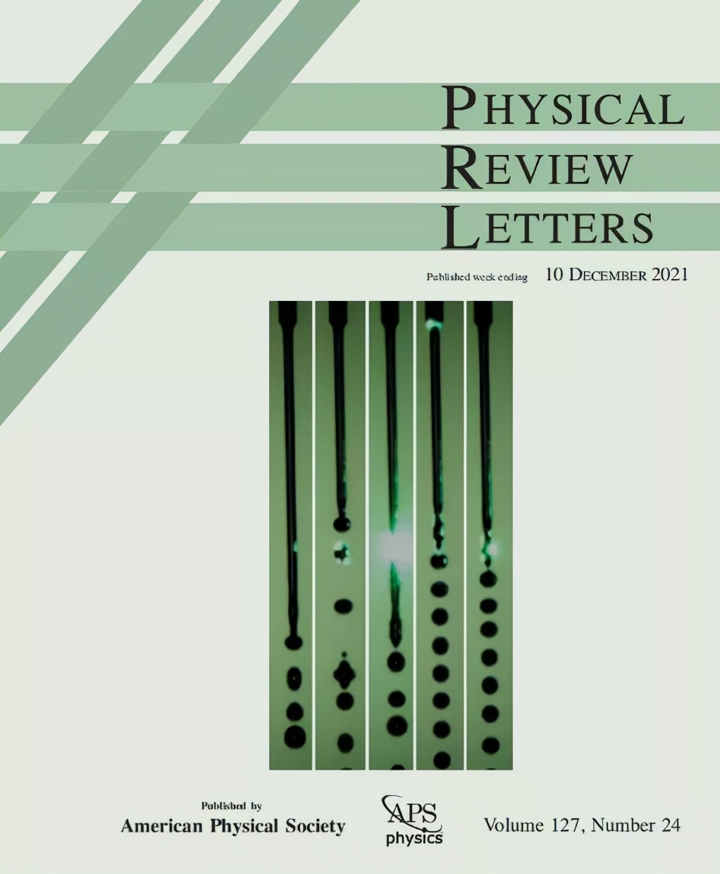 PRL cover: continuous laser induced photofluid resonance - iNEWS