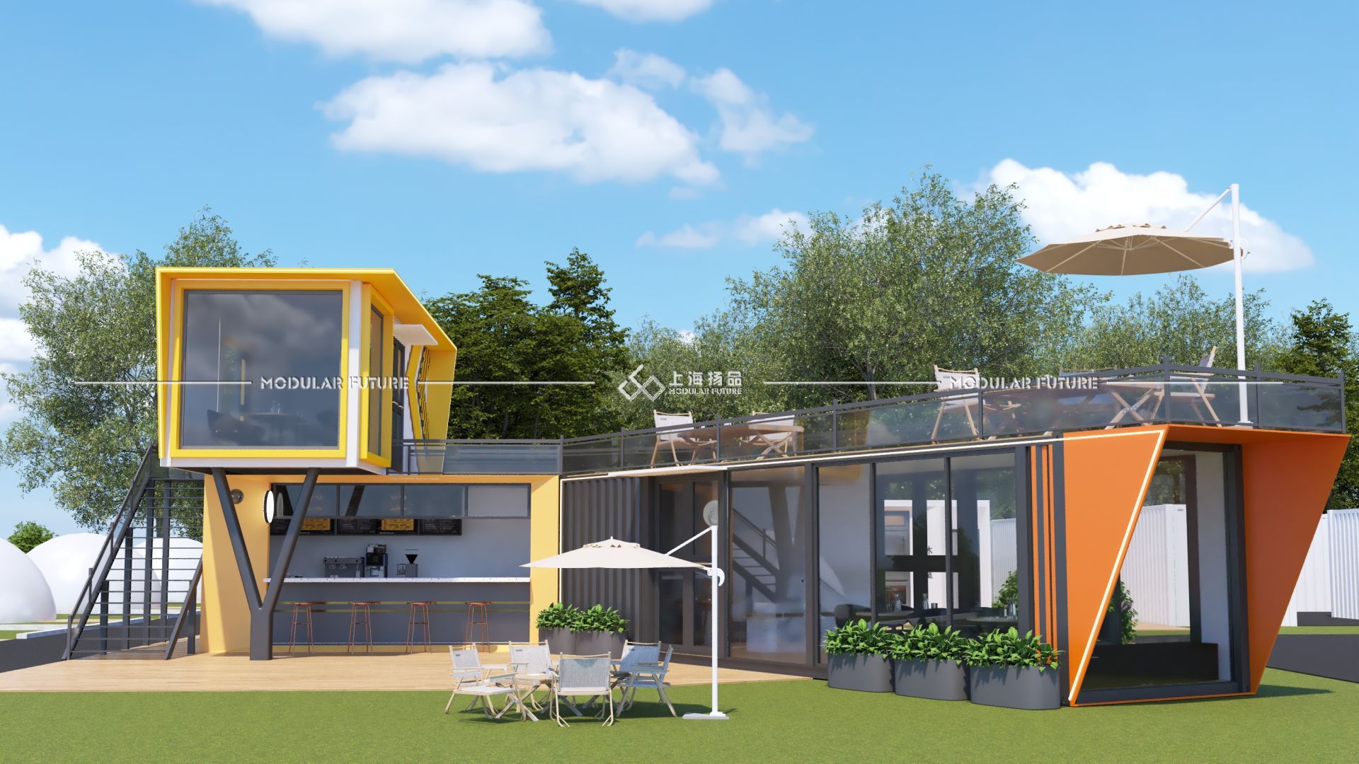 A unique new travel trend: the multi-functional use of container RV ...