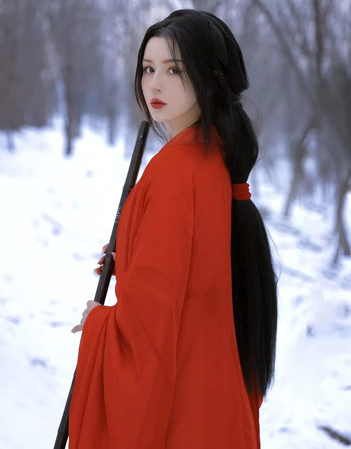 Hanikzi: 2022 photo in the snow, showing the unique charm of "beauty in ...