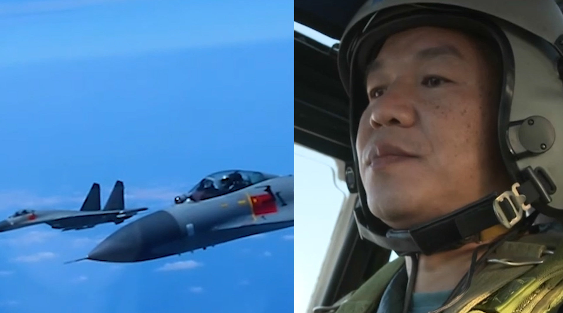 The Chinese bomber confronted the foreign plane in the air for more ...