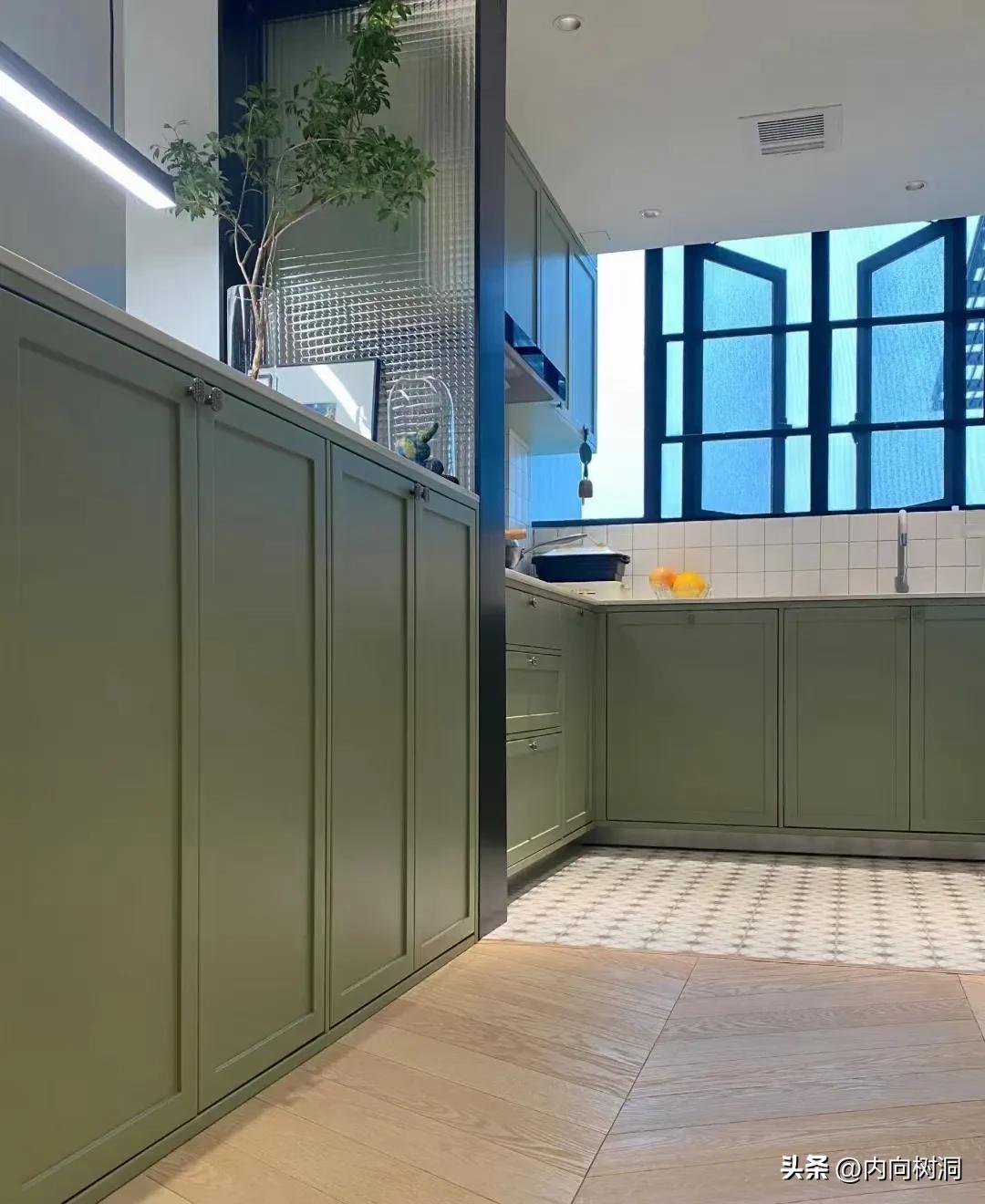 Matcha color door panel kitchen cabinet sharing - iNEWS