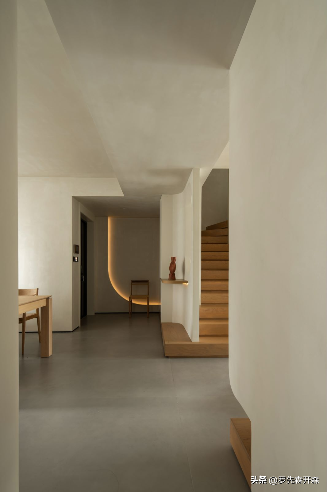 Minimalist cream style residential design real scene - the time is ...