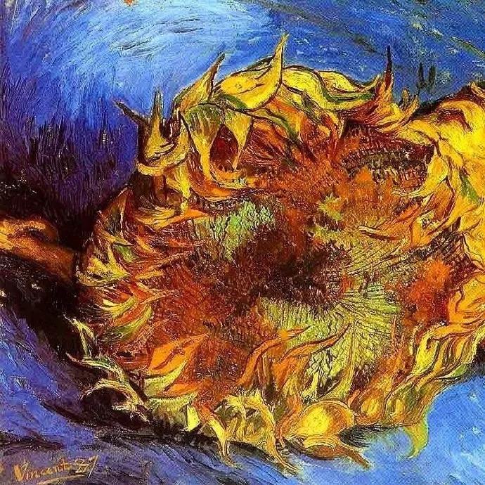 Van Gogh's oil painting, ultramarine blue and lemon yellow - iNEWS