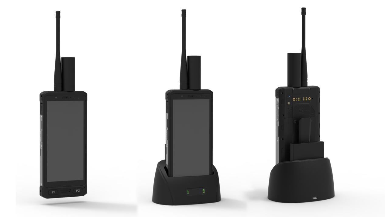 Public network POC intercom mobile phone + DMR digital-analog ...