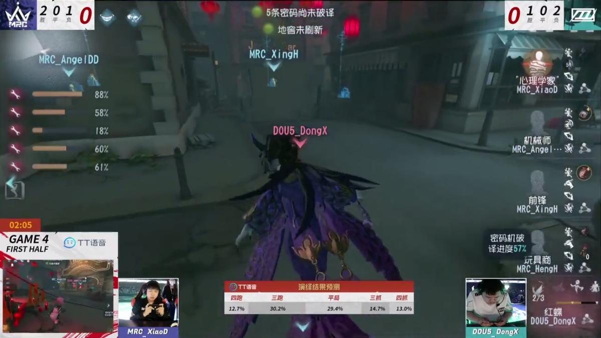 Fifth Personality 2022 IVL Summer Finals D1 DOU5 vs MRC Fourth Game - iNEWS