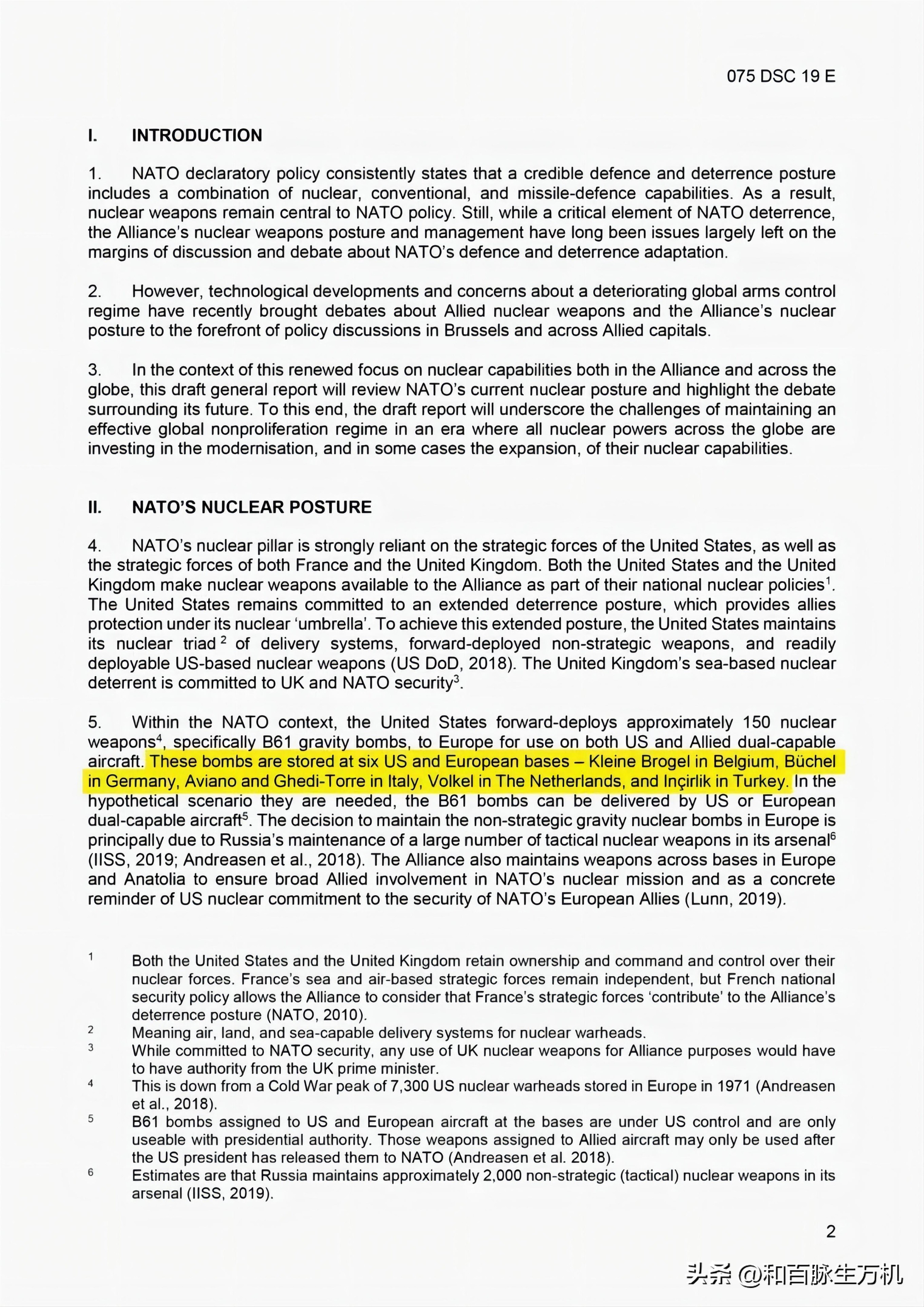 Secret NATO Documents Reveal: Where Are U.S. Nuclear Bombs Hiding in ...