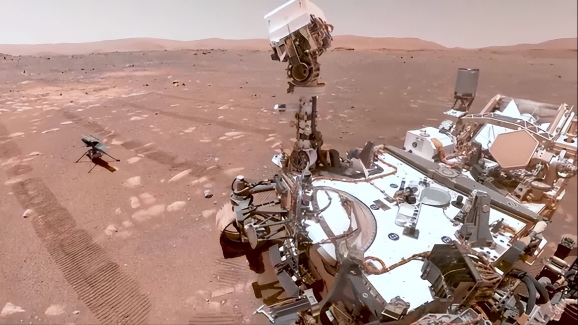 Chinese and American Mars rovers photograph each other's rover!Tianwen ...