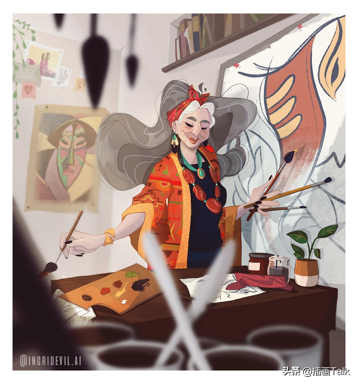 Italian illustrator Ingrid Costantino, amazing character design - iNEWS