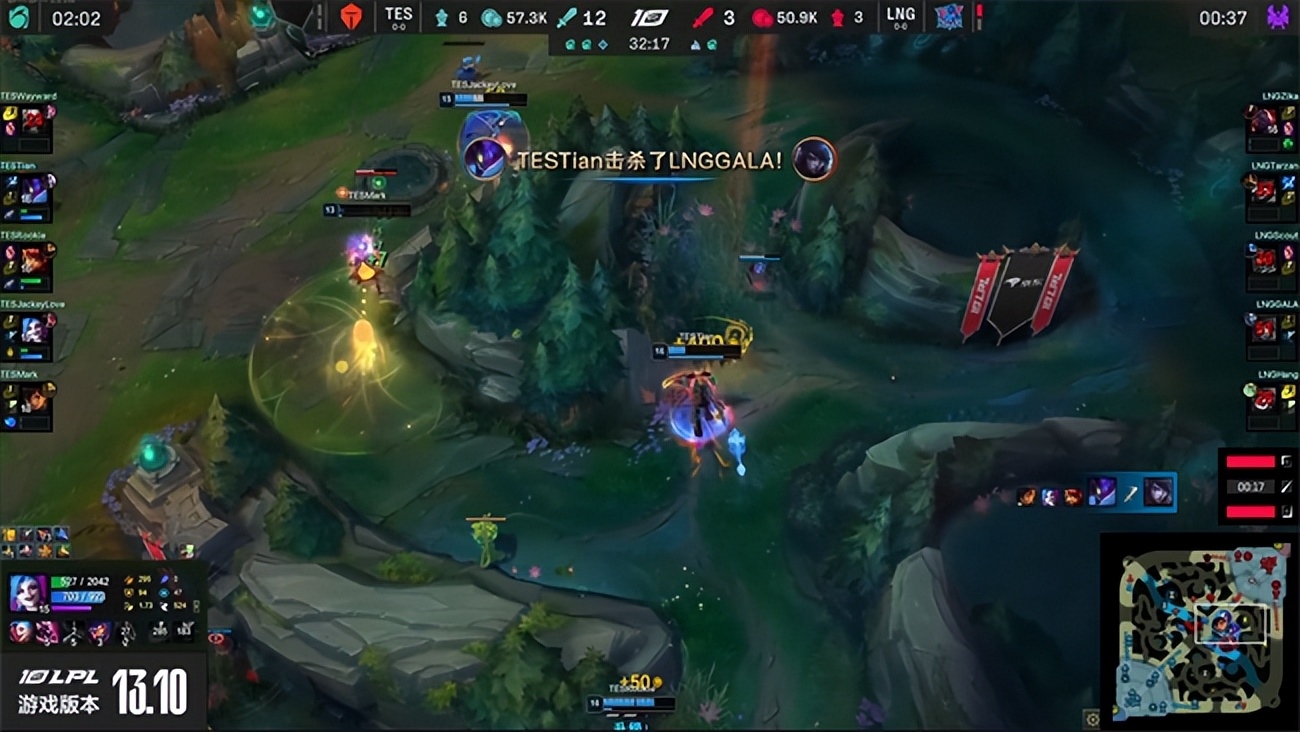 LOL-LPL: GALA's new team made its debut with Zeli in a team battle, LNG ...