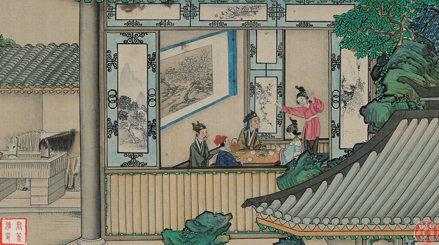 Third Sister You was drinking with Jia Zhen, and her behavior was so ...