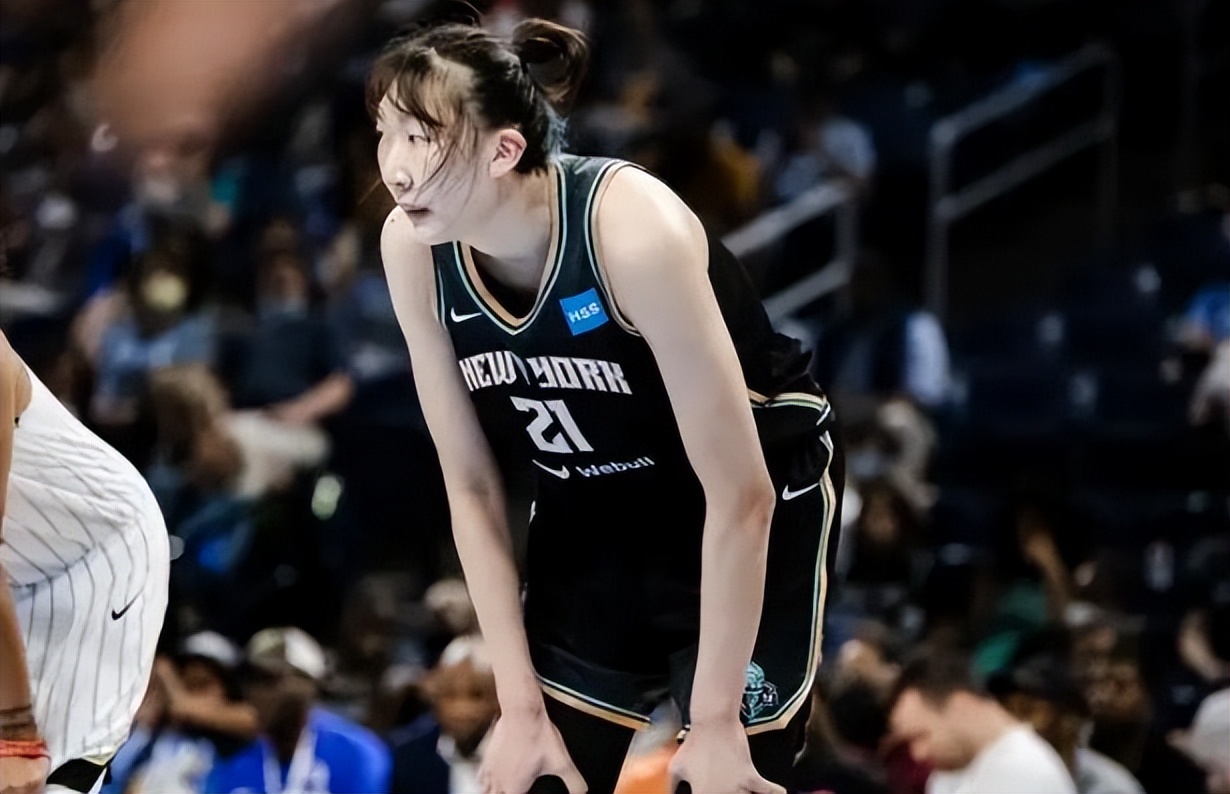 Han Xu scored 5 points on 2 of 6 shots in 19 minutes, New York Liberty ...