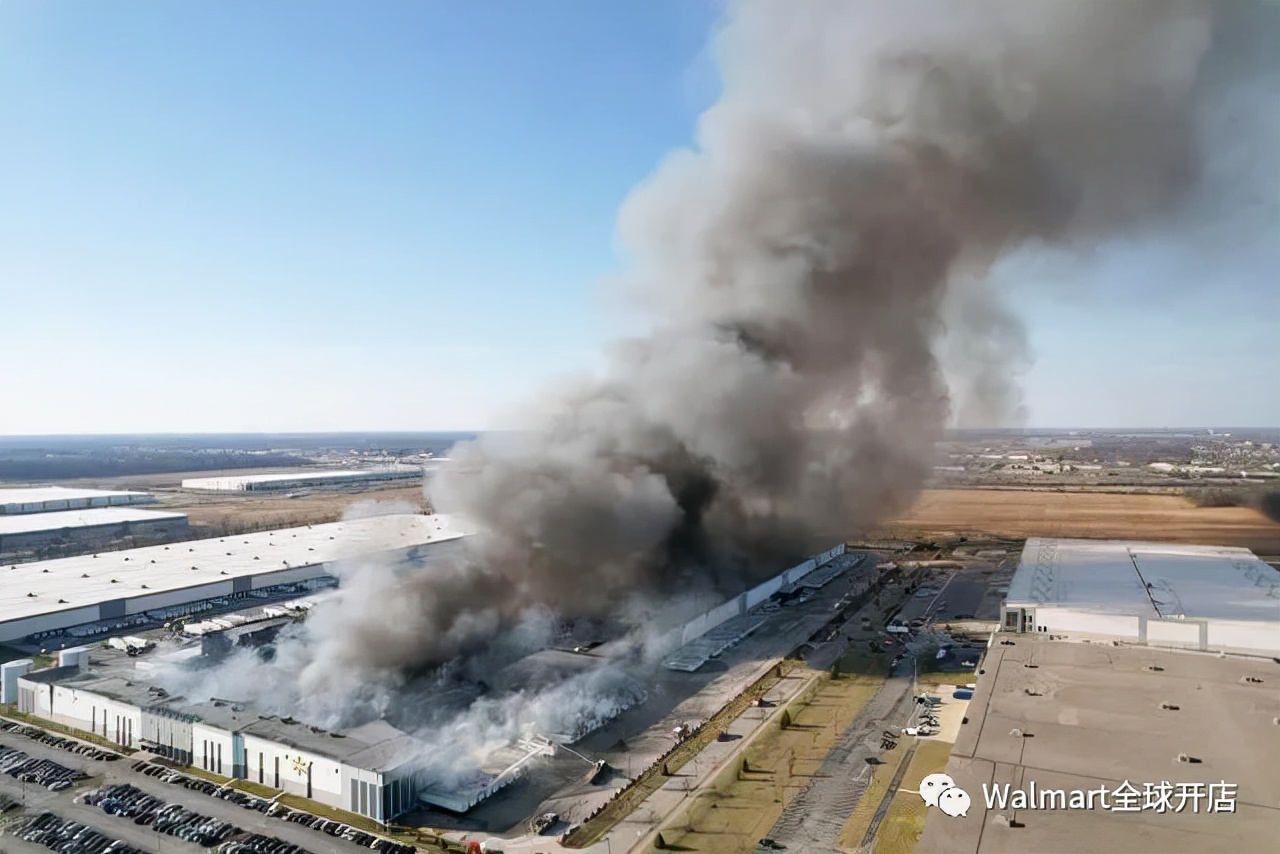 Fire breaks out at Walmart WFS logistics center - iNEWS