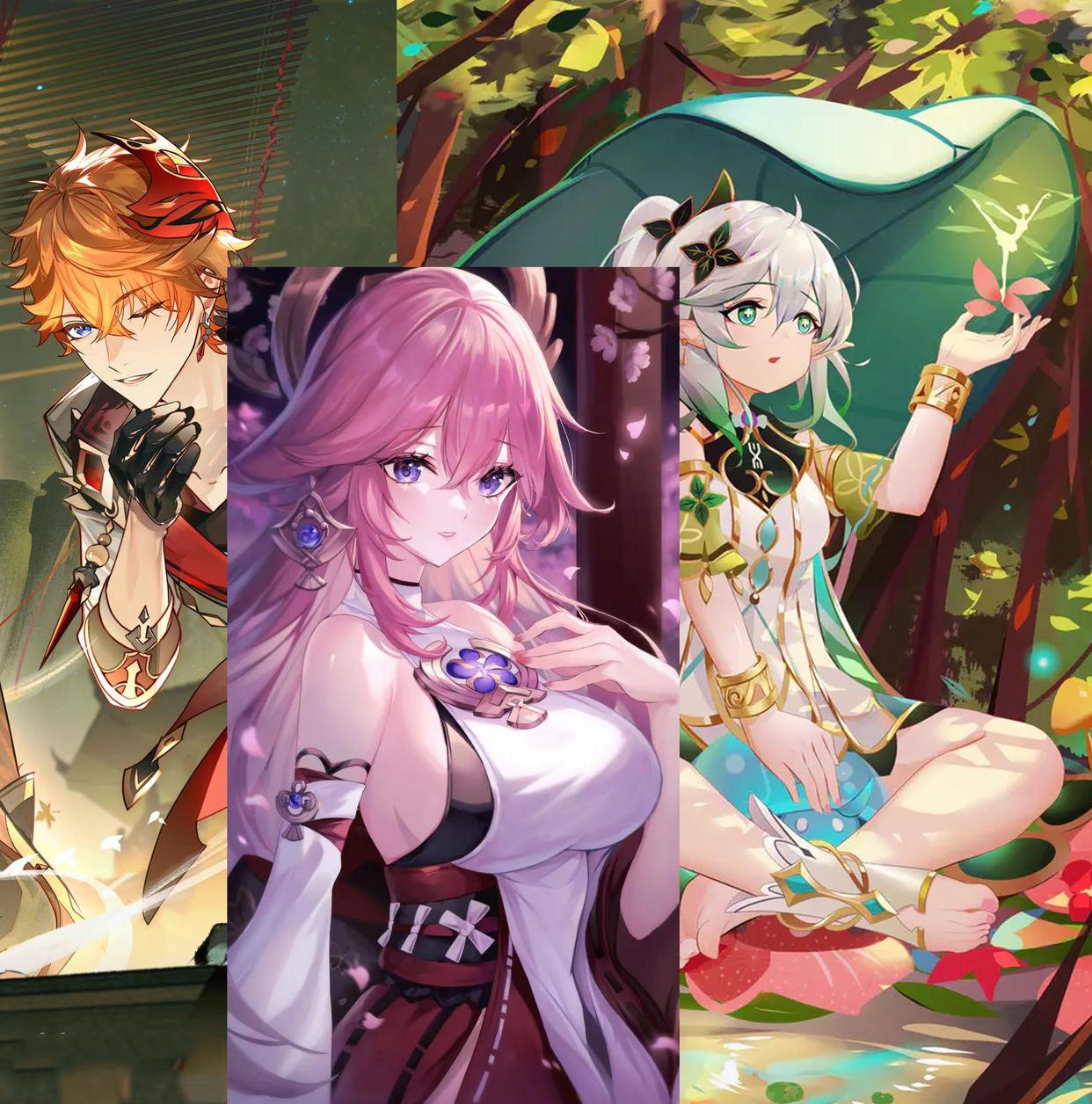 Yuanshen 3.2 Chi Zi is very fragrant!4 special martial arts people miss the thigh shot, Nilu ...