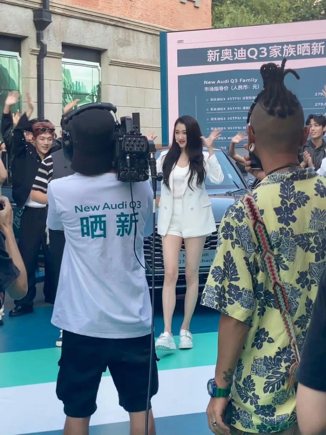 Guan Xiaotong's Shanghai brand event without retouching is released ...