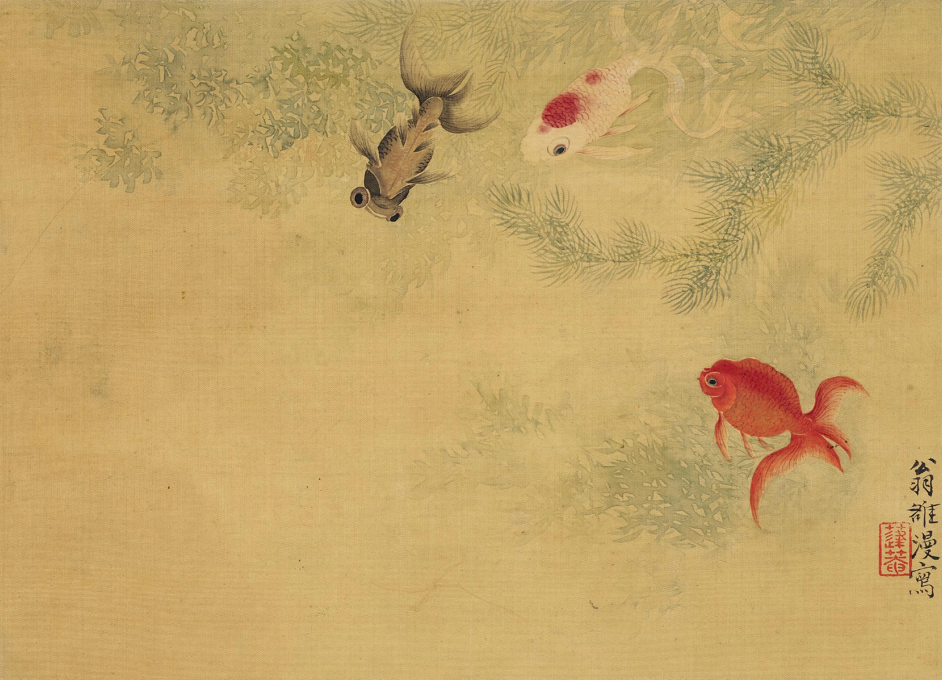 The master of the Qing Dynasty painted grass and insects: part-time job ...