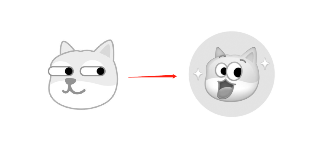 Tencent WeChat has a new "dog head" emoji?This design is a bit awkward ...