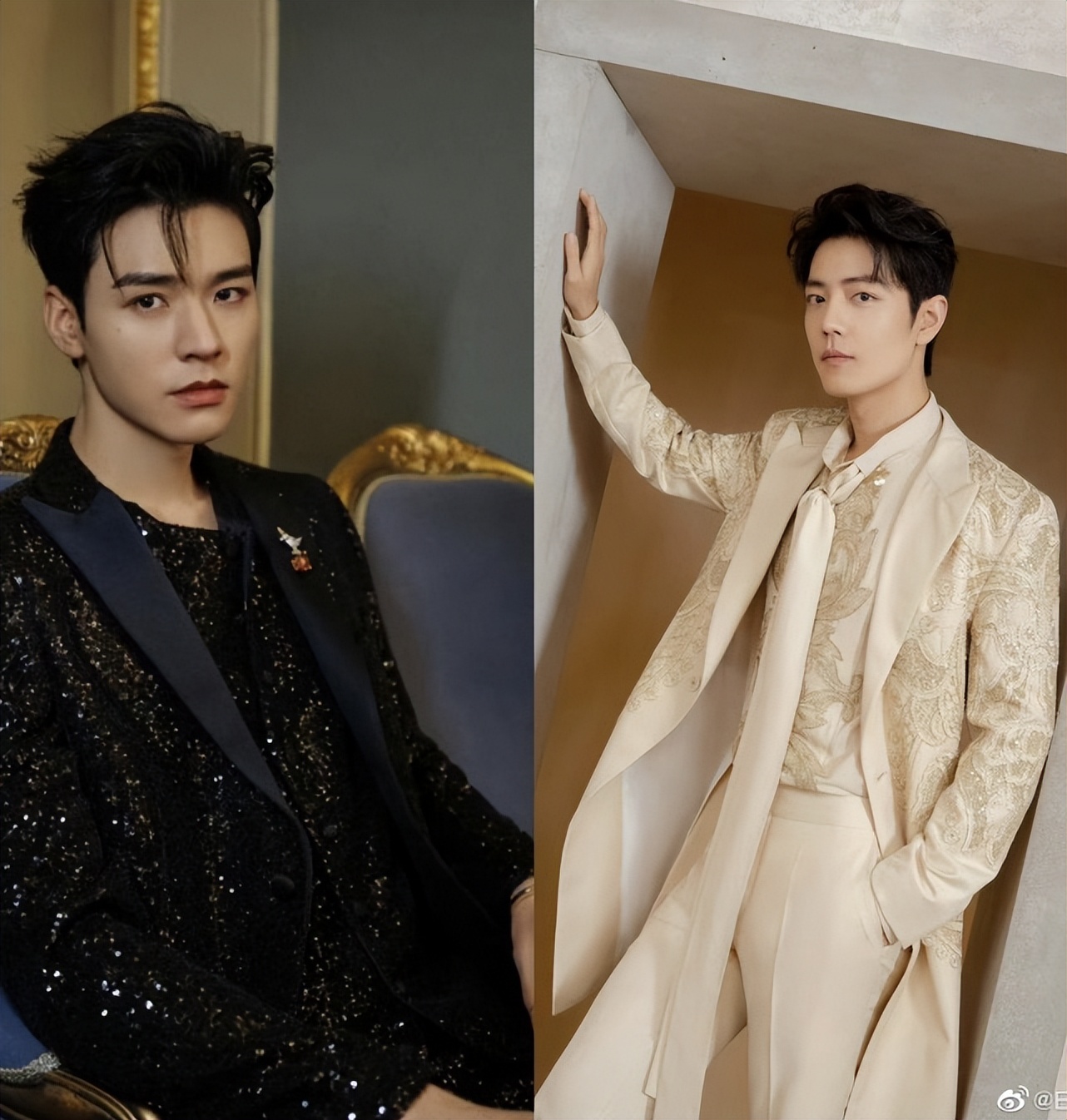 Xiao Zhan and Gong Jun Weibo night with the same brand of high-end ...