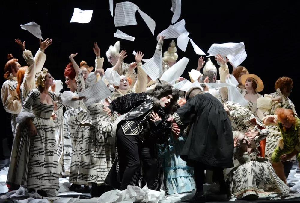 Opera "The Marriage of Figaro" character setting, color matching, stage ...