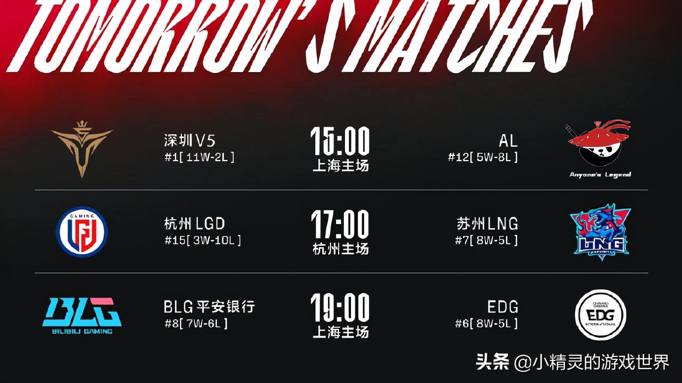 12號賽程及首發，Uzi首發對陣EDG，Karsa替補，XLB上場 - 資訊咖