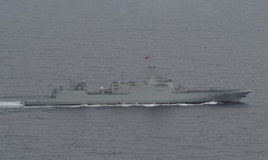 China and the United States clashed in the Miyako Strait, the 055 drove ...