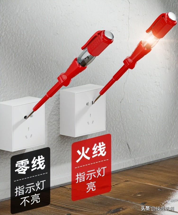 Using a multimeter to judge the zero line and the live line, there are ...