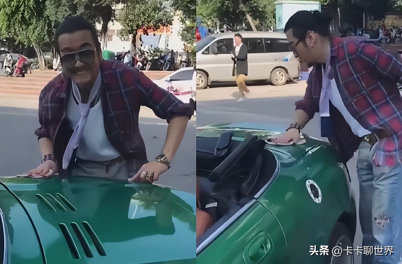 58-year-old "Taibaijinxing" Sun Xing wiped cars on the street, married ...