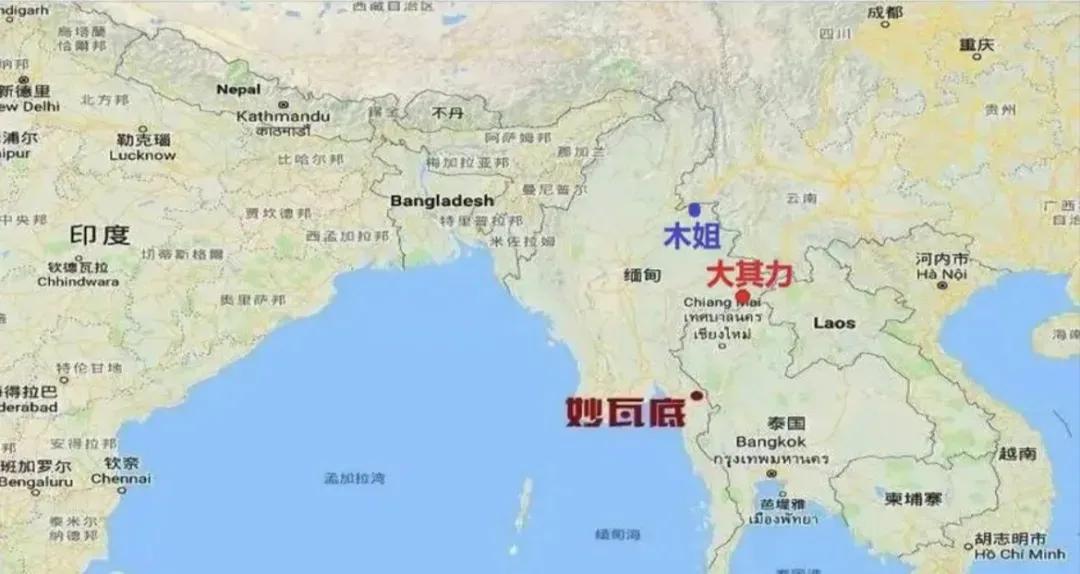 A place more terrifying than northern Myanmar!Myawaddy, the "KK Garden" in the eastern part of ...