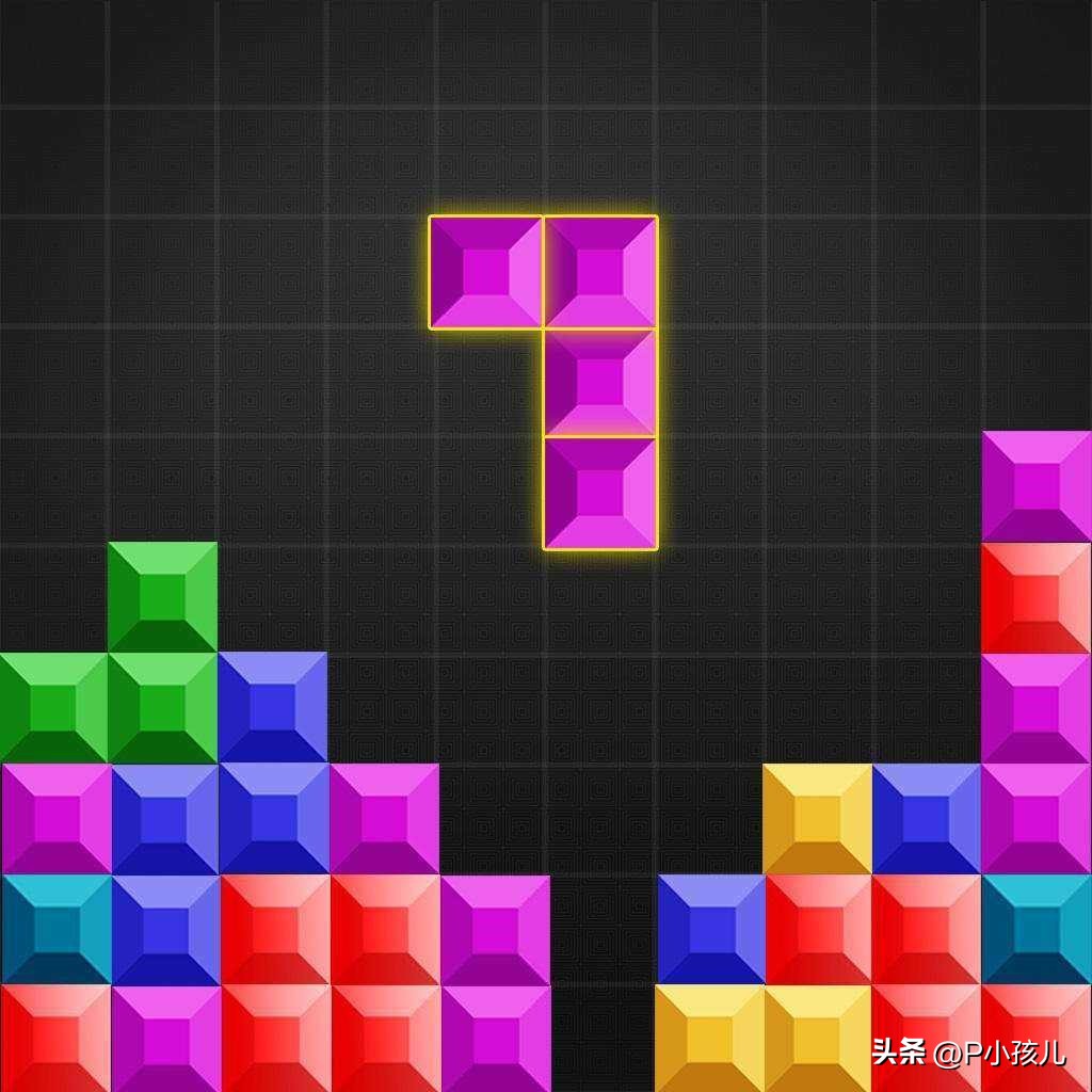 After playing two games of Tetris, I actually learned a PPT design ...